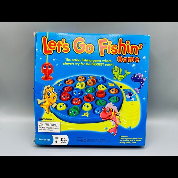 Pressman | Toys | Lets Go Fishin Fishing Toy Game For Kids | Poshmark